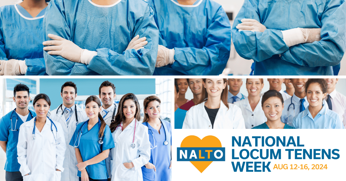 National Locum Tenens Week | Aug. 12-16, 2024 - TheraEx Locums, Inc.